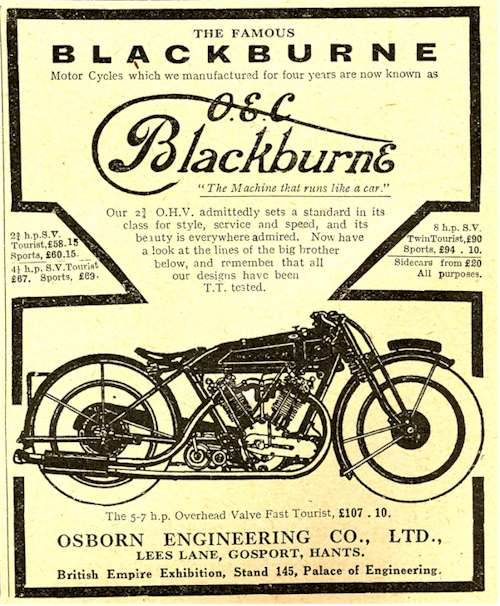 Blackburne Motorcycles